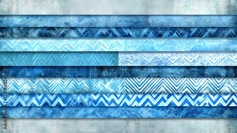 Wave patterns, frame borders and wavy line separators, vector set ...