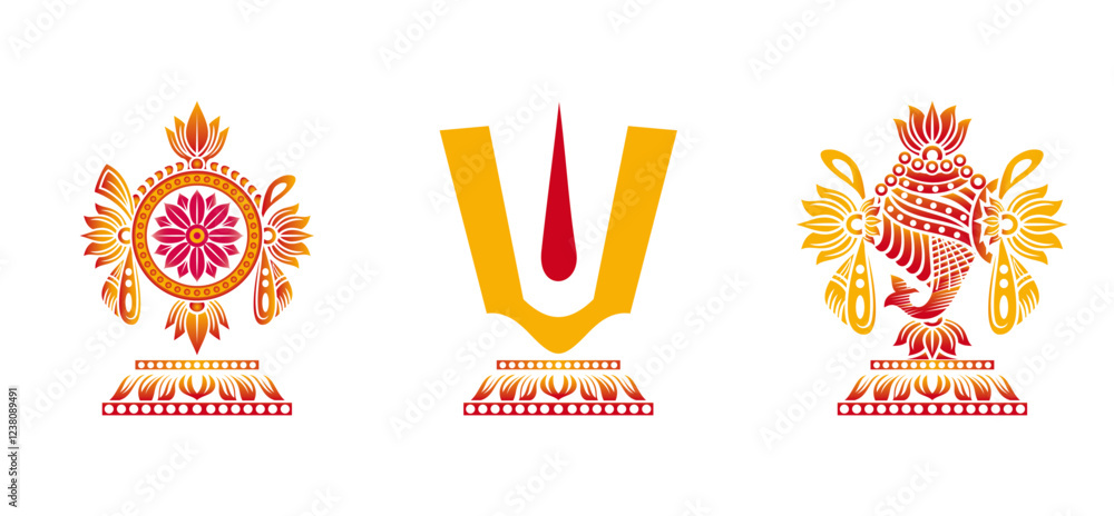 Balaji ji symbols shanku chakram namam, thiruppathi venkatesap perumal ...