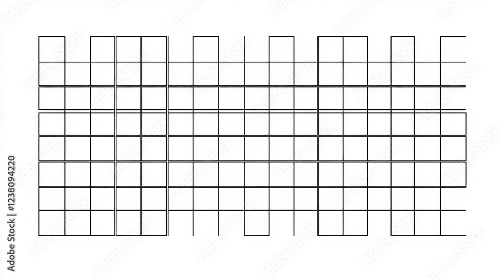 Crossword quiz grids or guess word game layout templates, vector empty ...