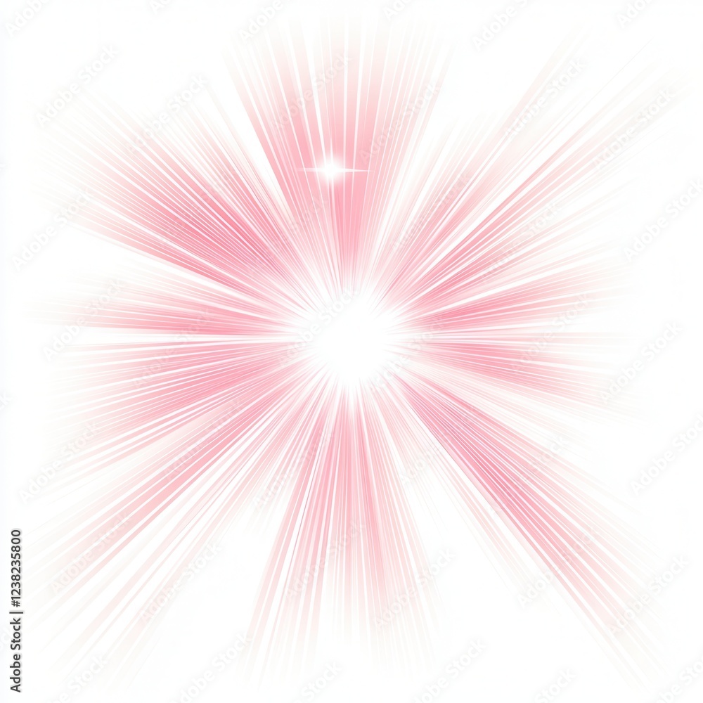 Elegant starburst design with a vibrant gradient effect, featuring a ...