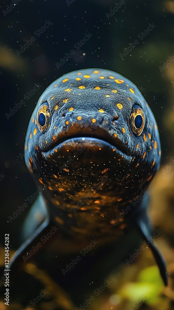 HD Phone Wallpaper Stunning Close up of a Spotted Eel in Aquatic ...