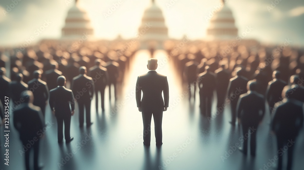 Symbolic portrayal of leadership power and authority within political ...