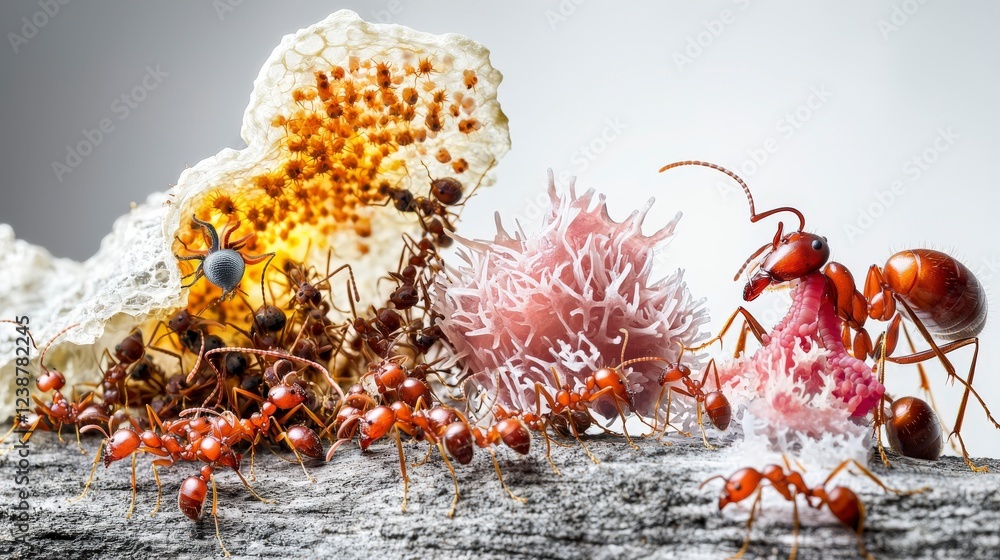 Exploring the lifecycle of parasitic fungi and ants nature scientific ...