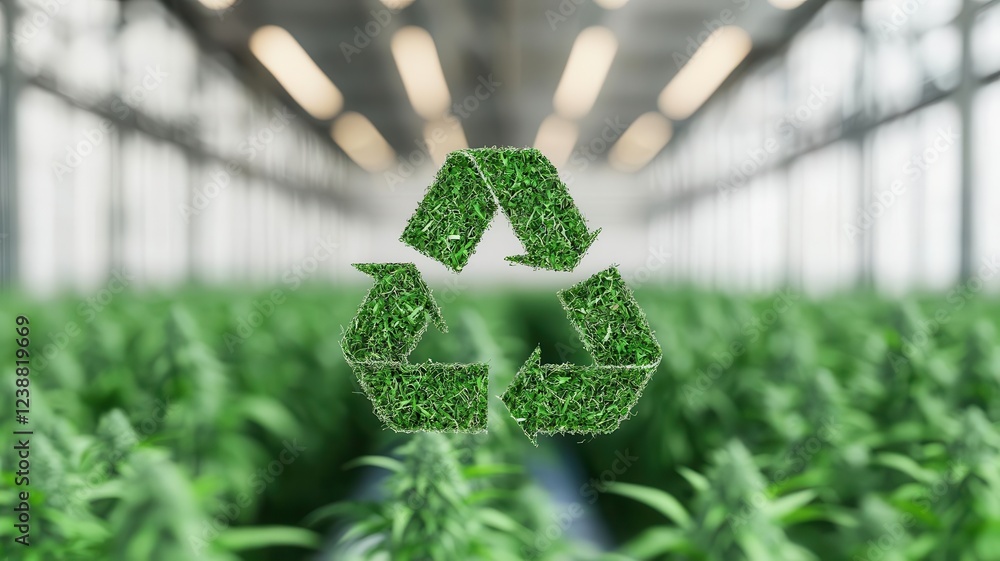 Recycle reduction innovation concept. Conceptual image of ecofriendly ...