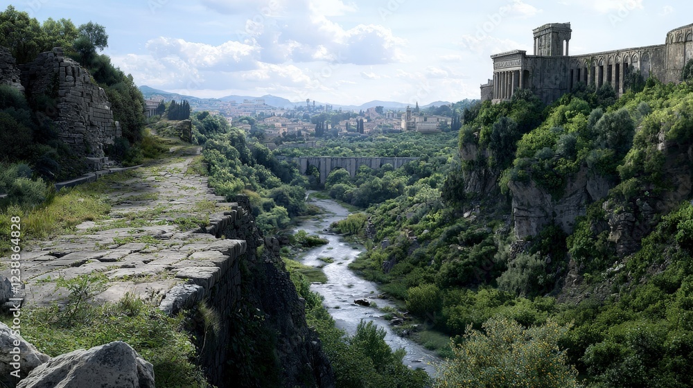 Traveling through ancient rome exploring the ruins and rivers of a lost ...