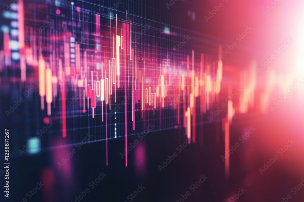 Stock market crash with a red arrow pointing down Stock Photo | Adobe Stock