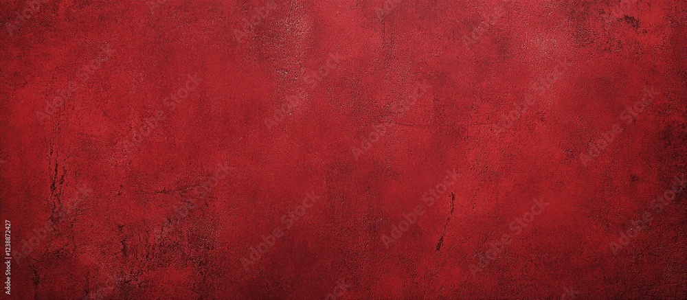 Textured red concrete wall background with subtle variations and ...