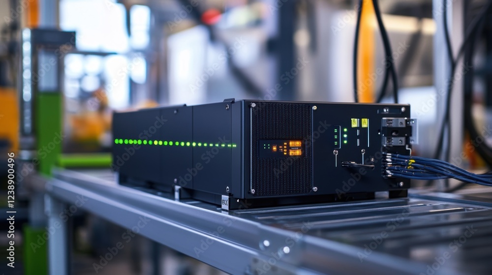 Modern power supply unit featuring integrated circuits and led ...