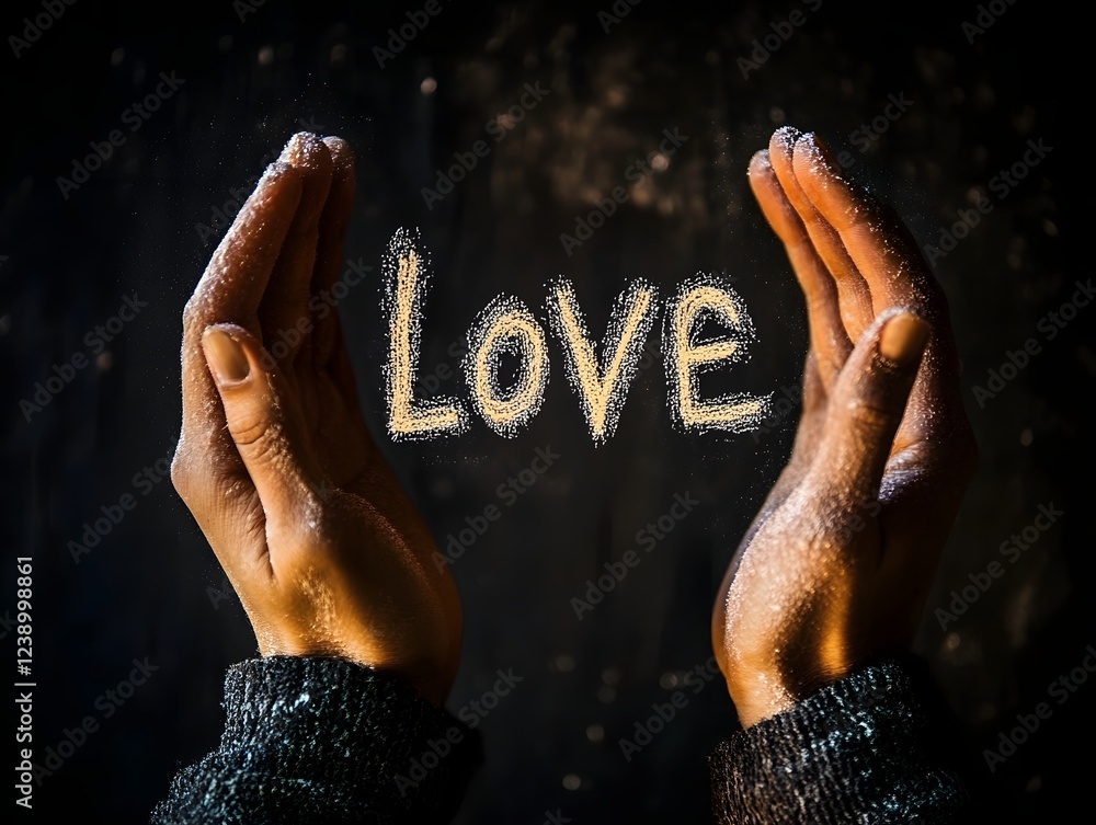 Warm and Expressive Hands Forming the Love Symbol in American Sign ...