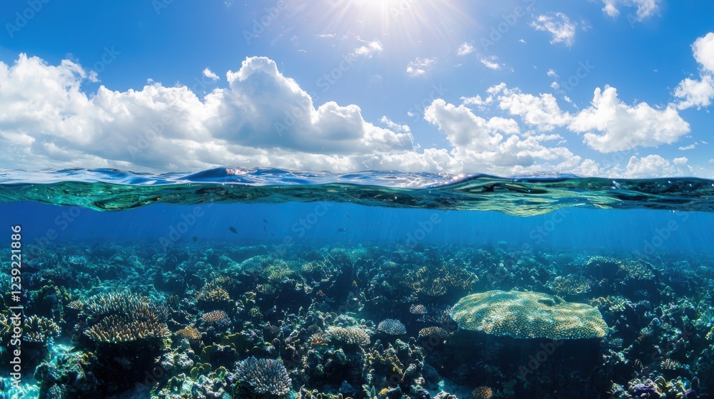Diving into serenity coral reefs and marine life underwater paradise ...