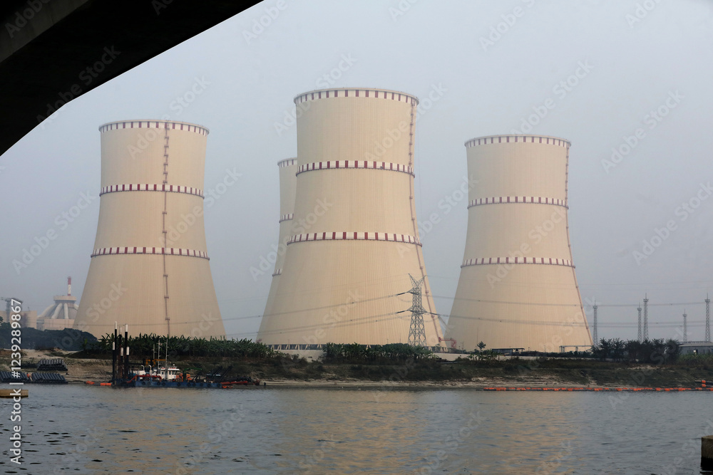 The Rooppur Nuclear Power Plant at Ishwardi in Pabna, Bangladesh ...