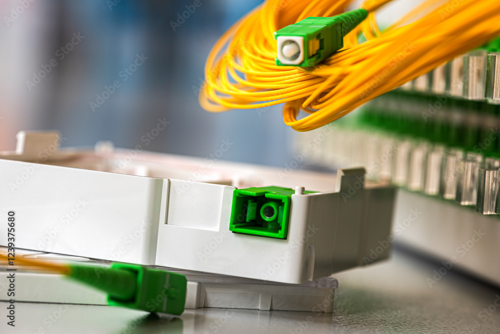 Fibre termination box for optical home intallation and Optical ...