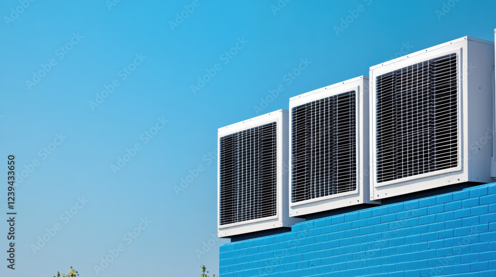 Energy-Efficient Industrial Factory, A high-fidelity image of an ...