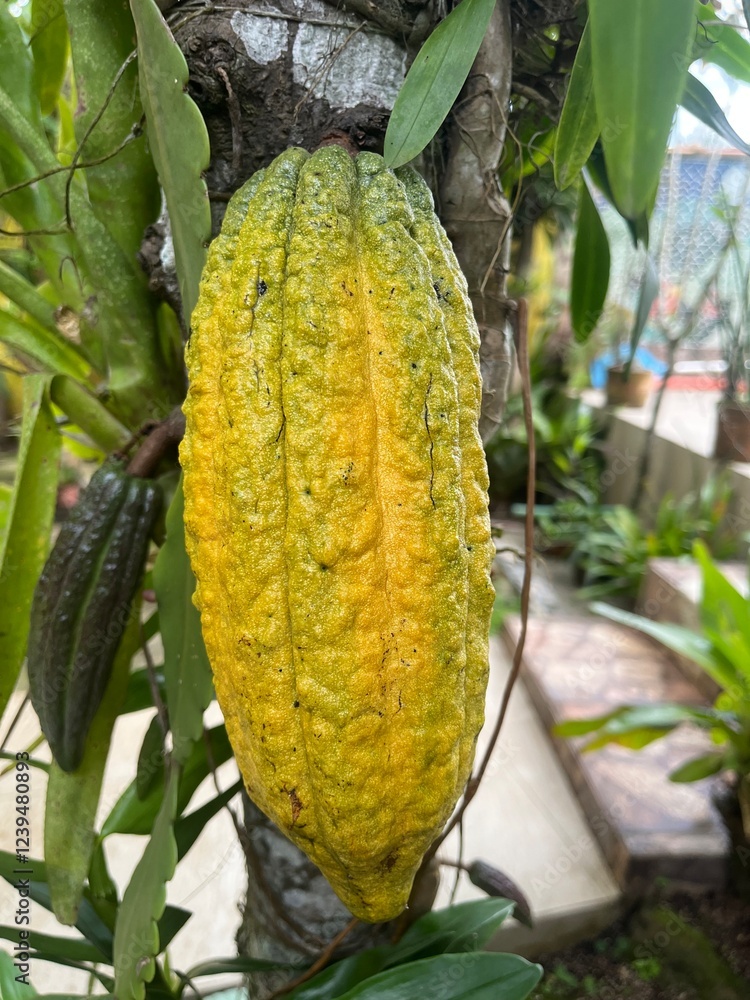 O cacaueiro é a arvore que dá origem ao fruto chamado cacau. O cacau é ...