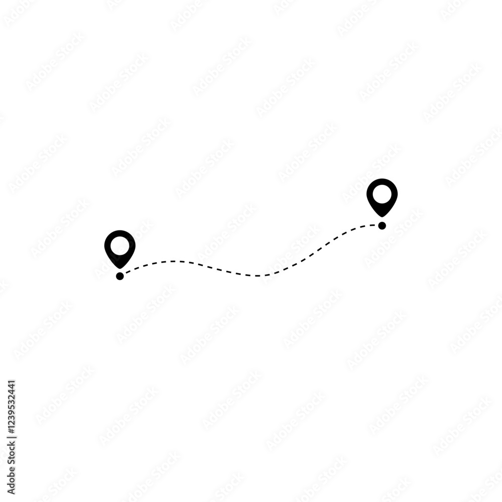 map route pin icon vector element. travel, map pins, location pins. Vector illustration. online ...