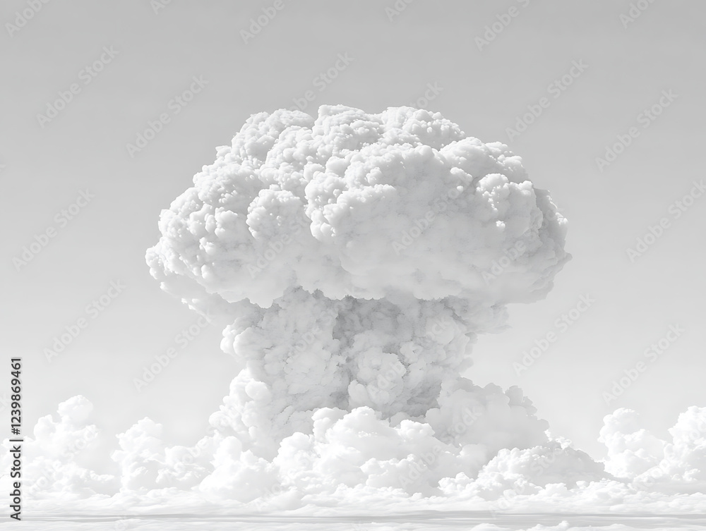 Nuclear explosion event desert location high-resolution image dramatic ...