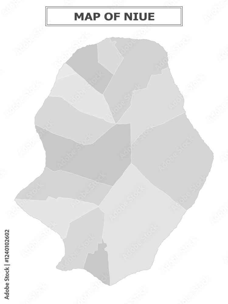 Australian Countries Geography Political map. Political map of country ...