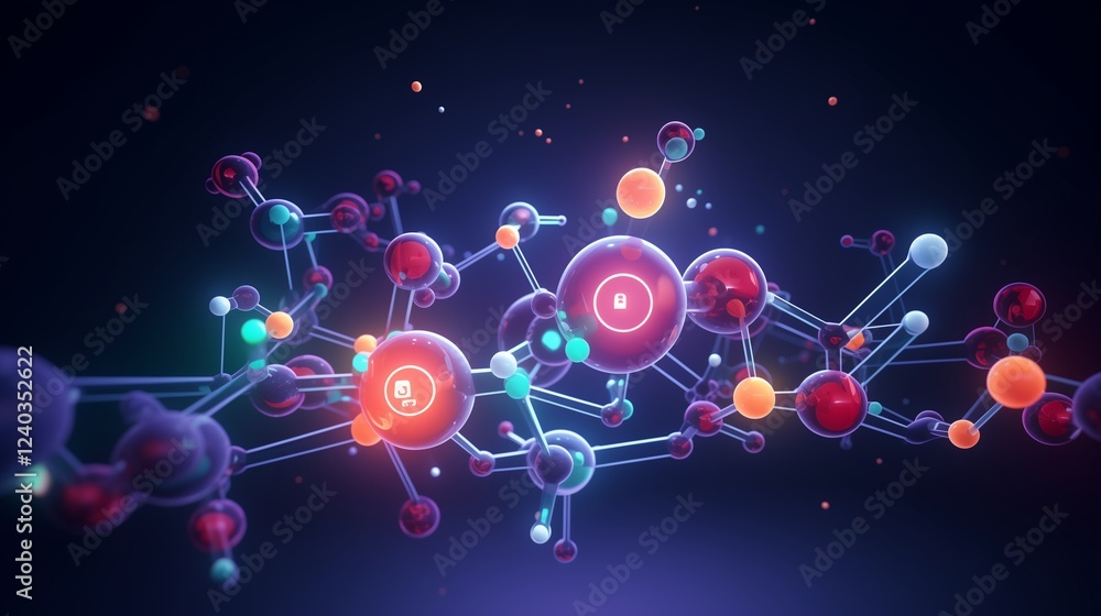 Drug Interaction Animation showcasing animated molecules of different ...