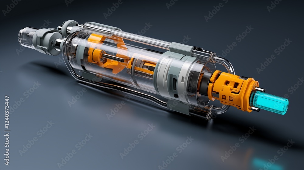 Injection Devices showcasing a modern auto-injector with ergonomic ...