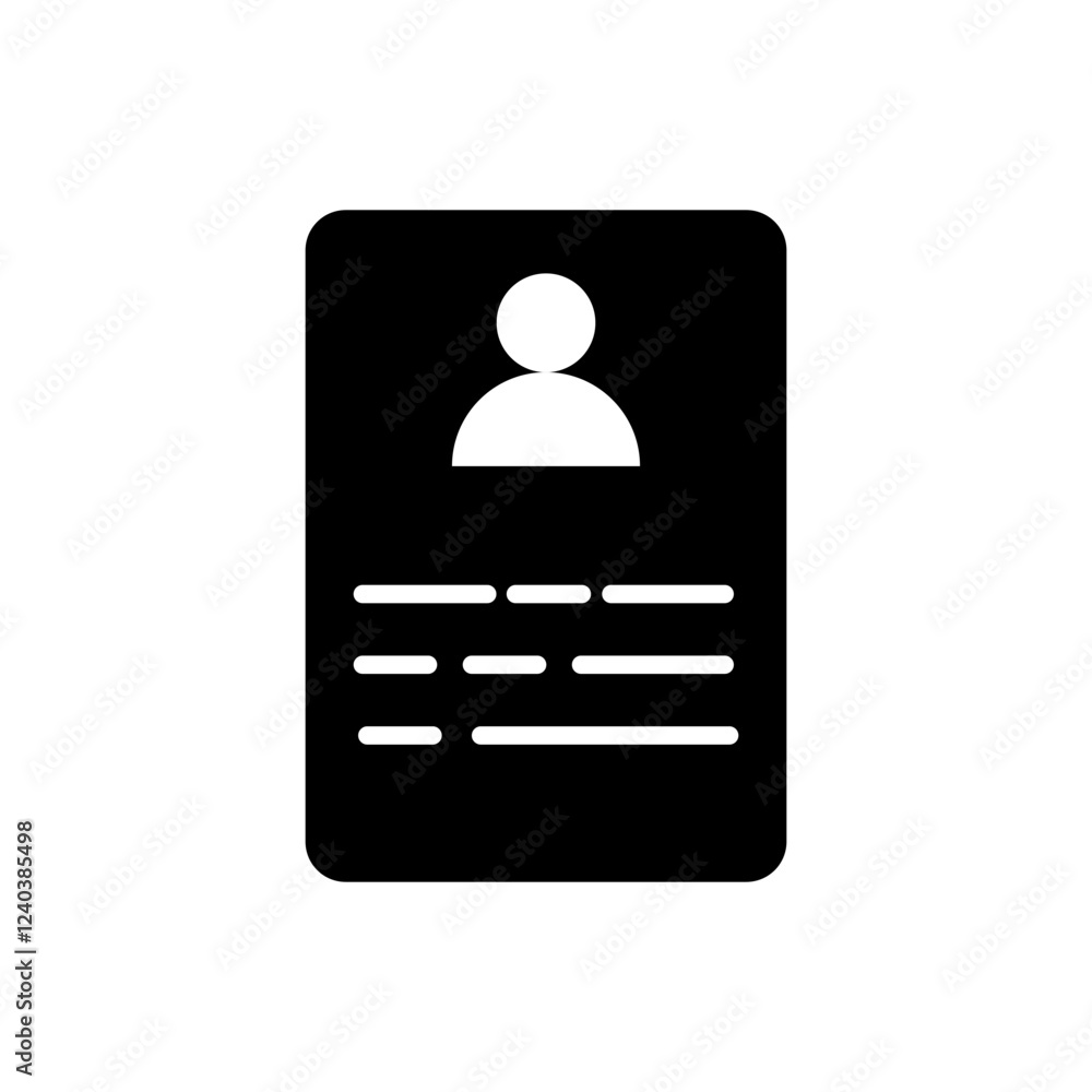 Job resume, Employee CV, Curriculum Vitae, simple flat style ...