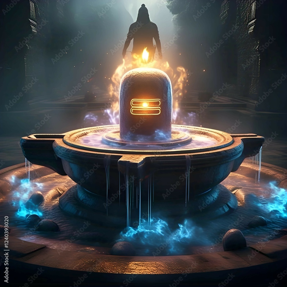 Lord Shiva Mahadev Bholenath Shankar Neelkanth Adiyogi Worshipping ...