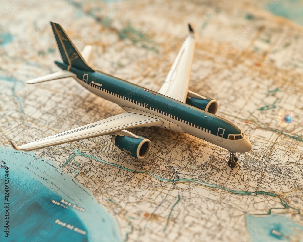 Plan Your Dream Vacation Detailed Travel Map with Marked Destinations ...