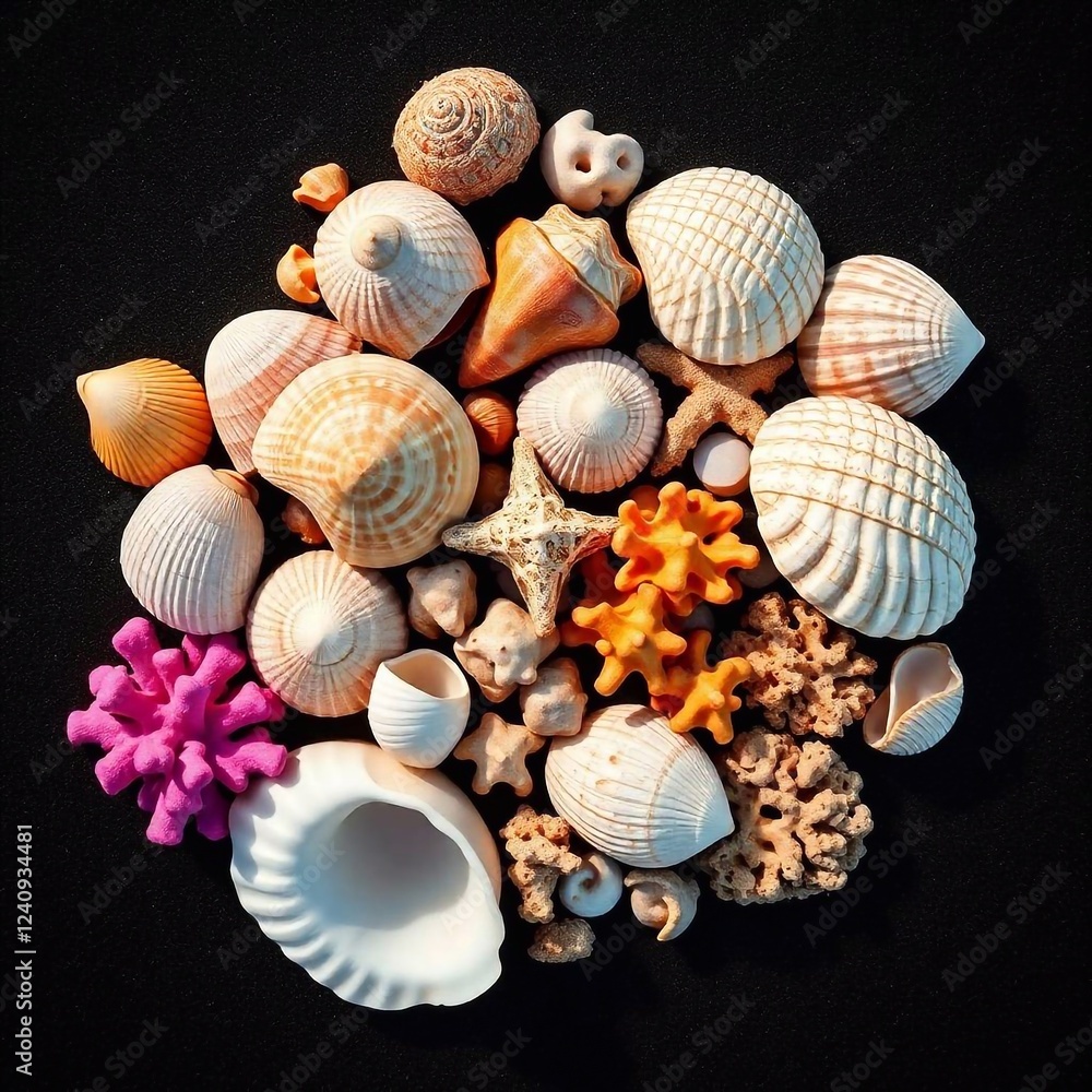 Vibrant, complementary colors in a fine art photograph overhead flat ...