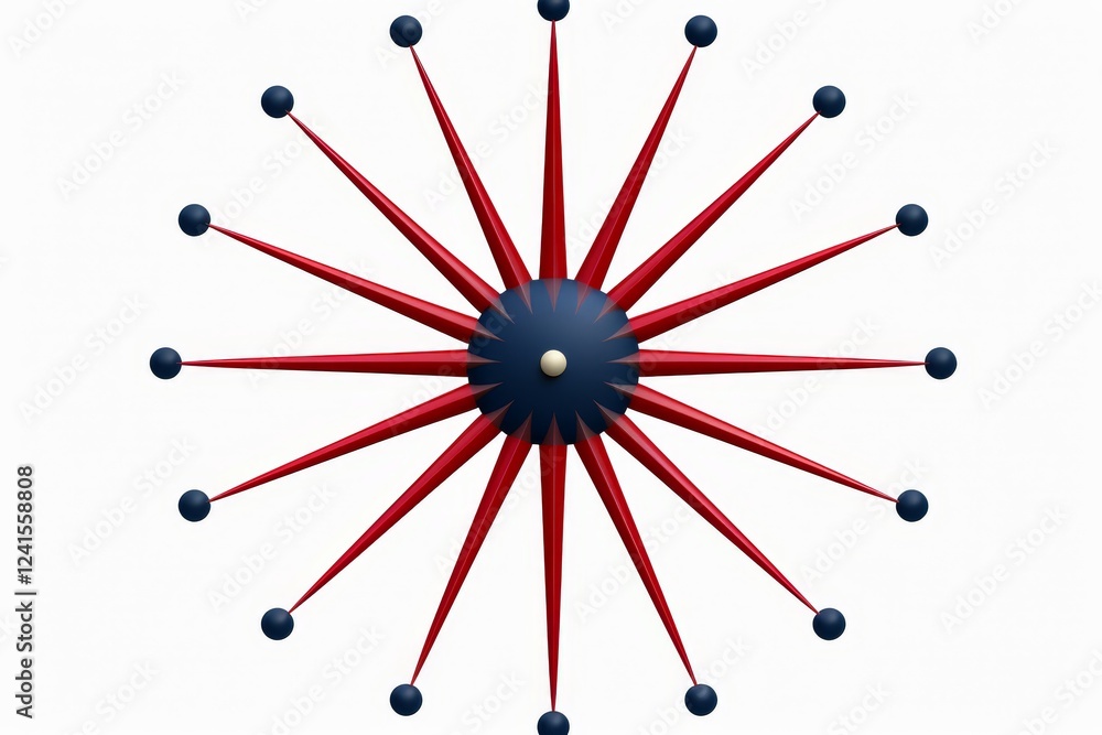 Simple route map showing path from point a to b with arrows for ...