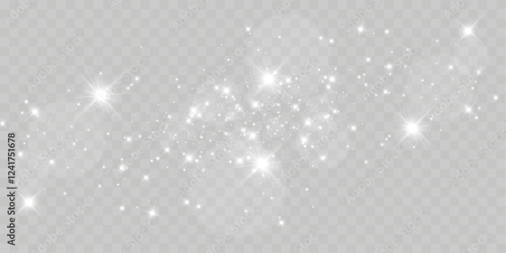 Light sparkle glitter shine glow with transparent glittering light ...