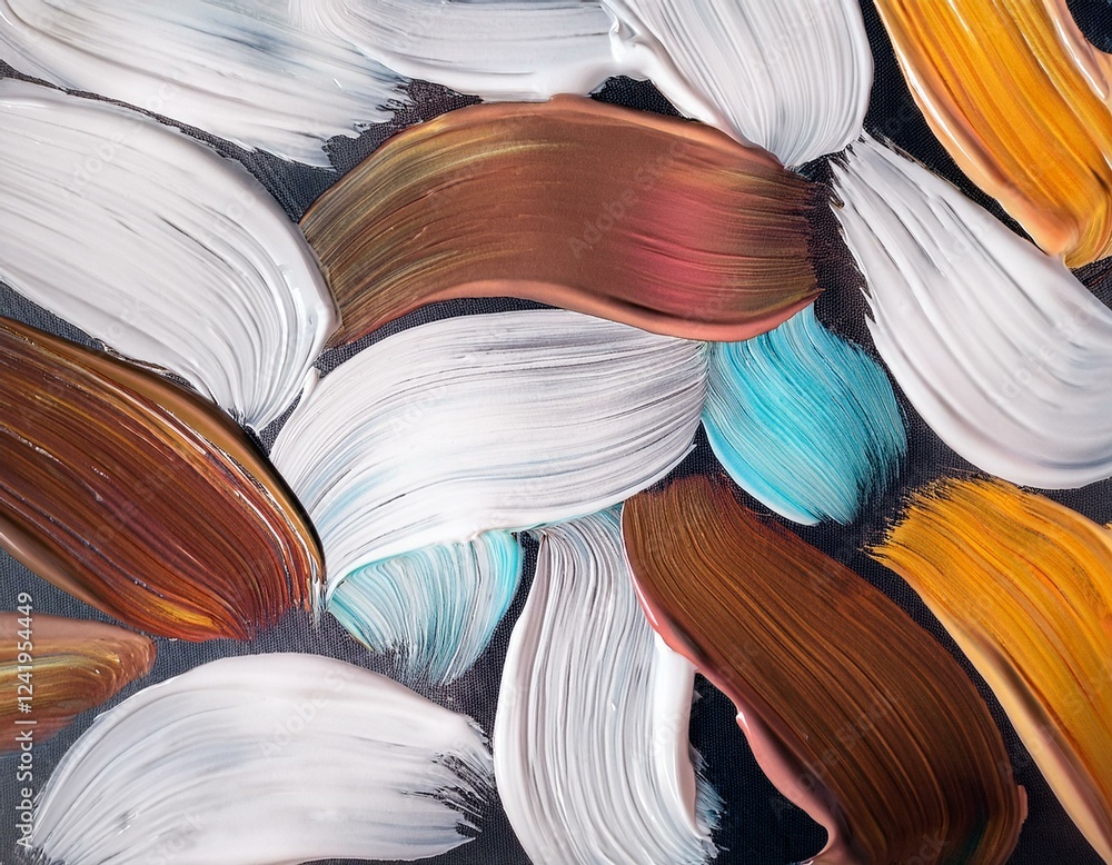 Stock-Illustration „graphisme traits de peinture en brosse en ia, fond ...
