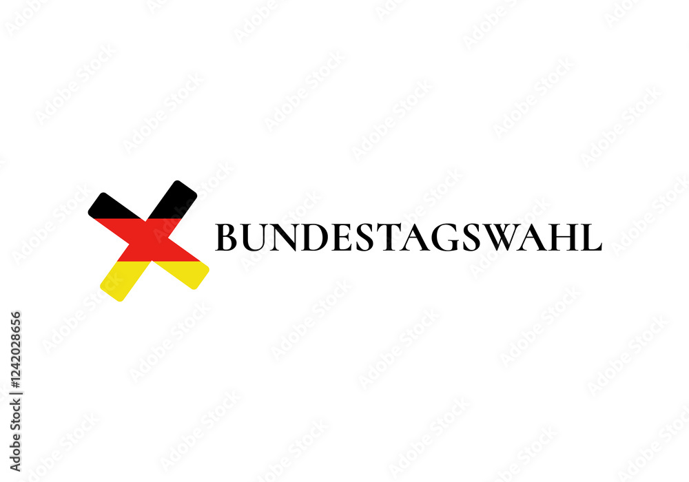 Bundestagswahl 2025, German Federal Election. Ballot box with German ...