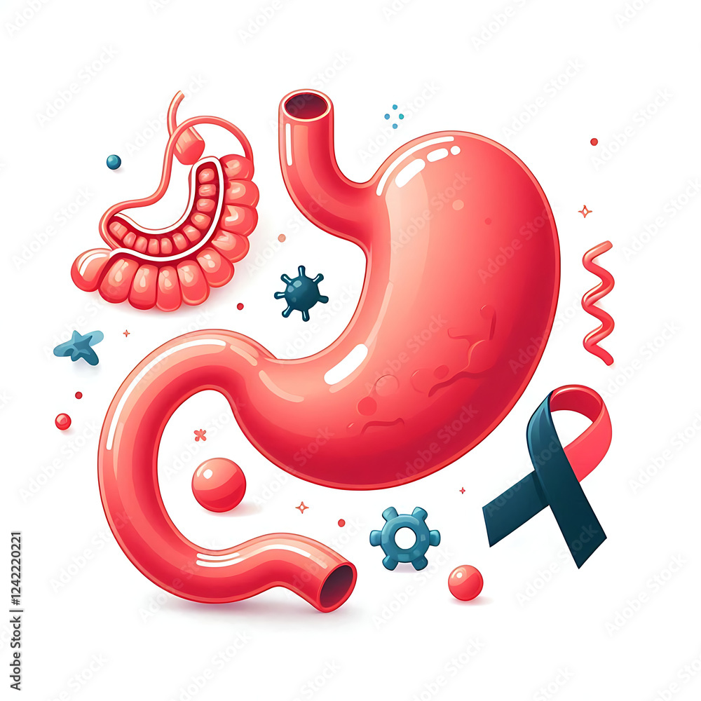 Symptoms of acid reflux or excess acid in the stomach. Gastric juice ...