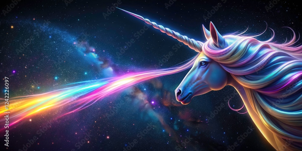 Long exposure photography reveals a unicorn horn's magical glow ...