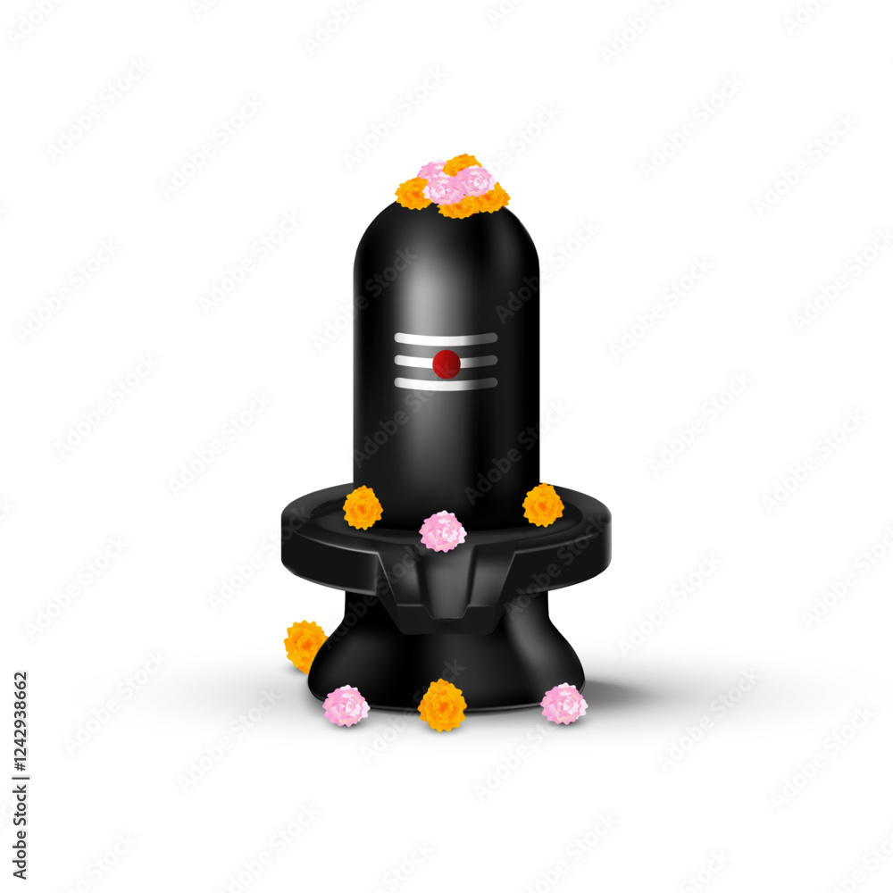 Happy Maha shivratri Shivling illustration, shiva lingam. Lord shiva ...