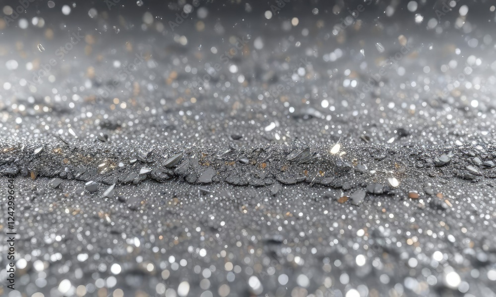 Sparkling silver glitter background with subtle texture , shimmering ...