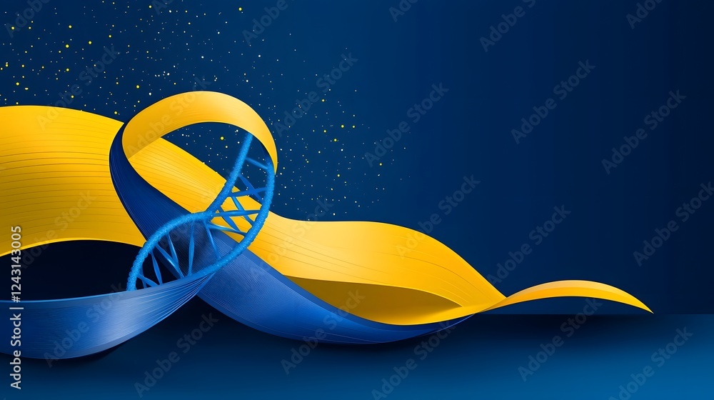 ภาพประกอบ Stock Vibrant Digital Artwork Featuring an Design of a Blue ...
