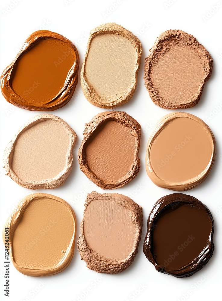 Foundation Shades Variety. A comprehensive collection of foundation ...