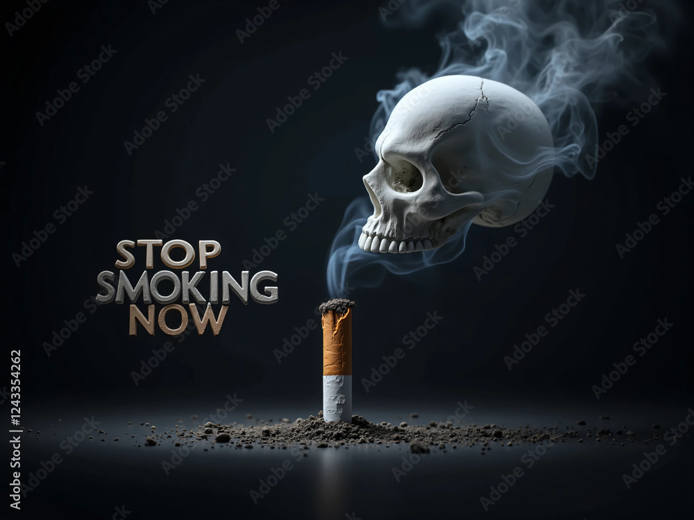 Powerful Anti-Smoking Awareness Image – A Broken Cigarette with Smoke ...