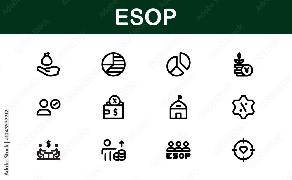 Professional ESOP Icons - Scalable and Versatile Graphics for Equity ...