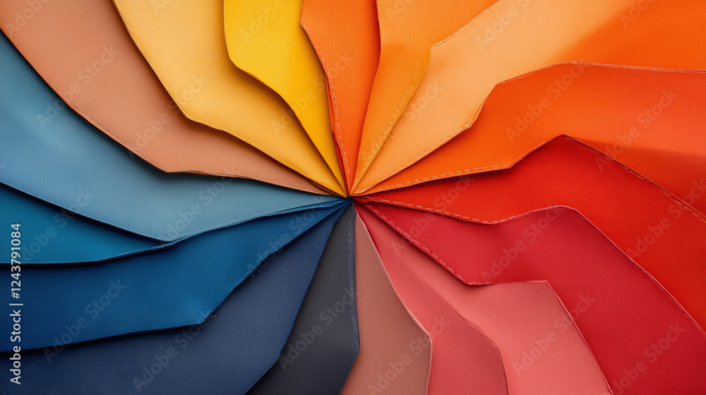 Vibrant Color Palette Swatch Texture Gradient Stock Photo | Adobe Stock