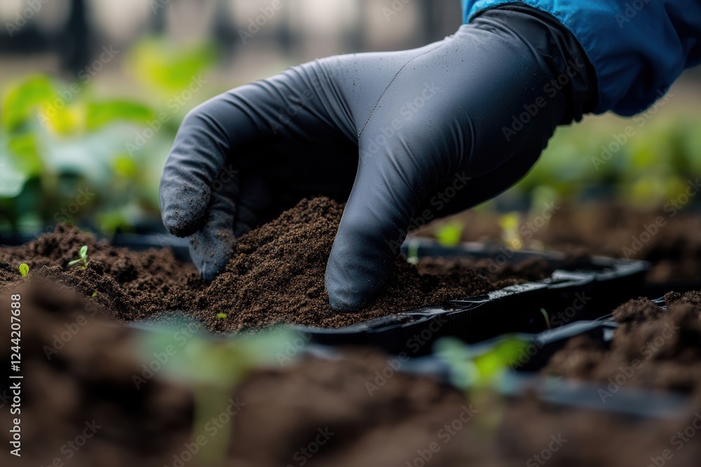 Soil analysis conducted with digital sensors in agricultural research ...