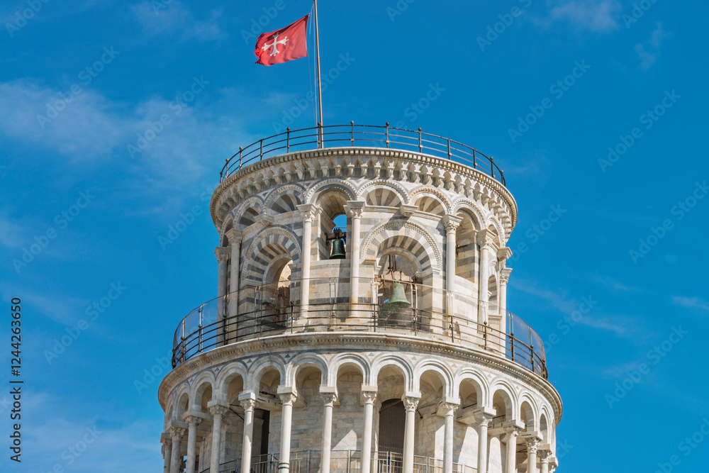 The Leaning Tower of Pisa is a medieval structure, famous for the ...
