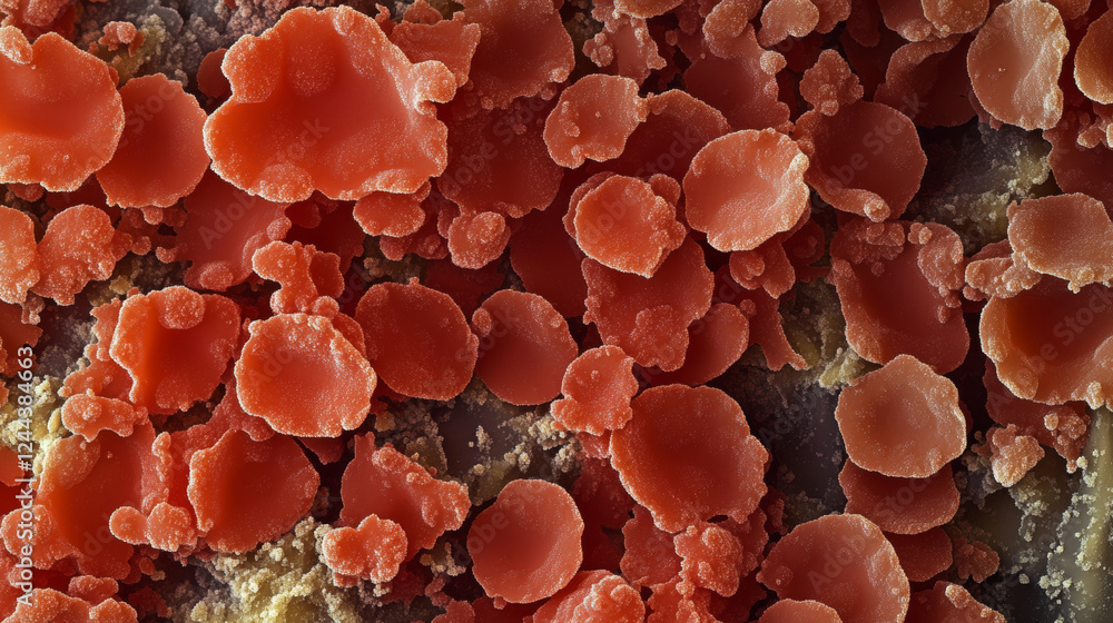 Red blood cells infographics, 3d vector hemoglobin, human body anatomy ...