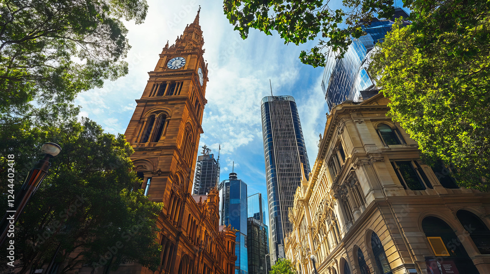 Ilustración de Stock Australian famous building landmarks, architecture ...