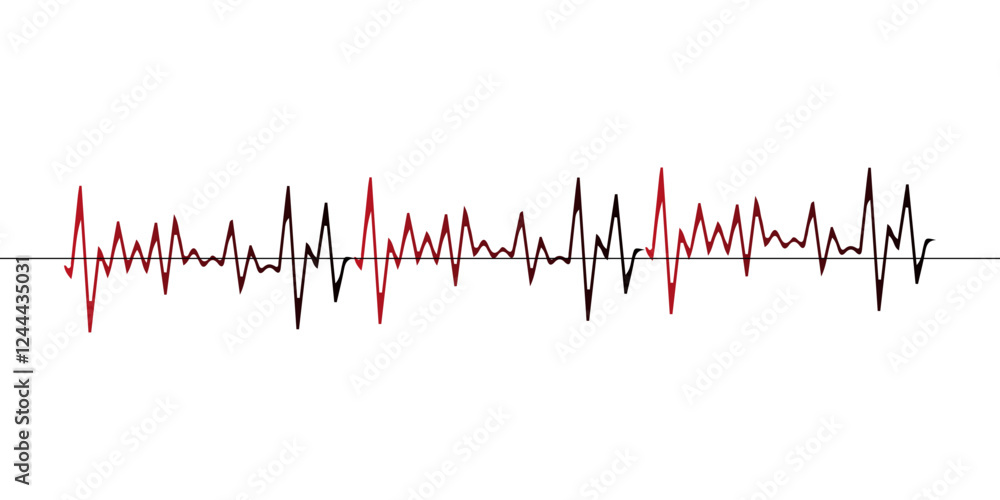 Heart rate,cardiogram icon. Pulse waveform. Heart rythm problems ...
