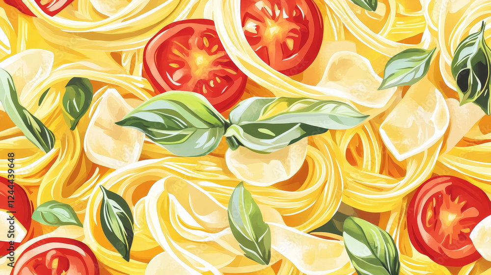 Pasta banners. Italian cuisine banners with pasta varieties sorts and ...