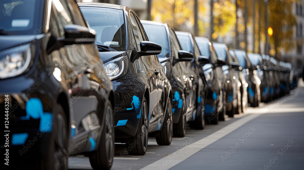 Car sharing service infographics. Auto taxi trip scheme or infographics ...