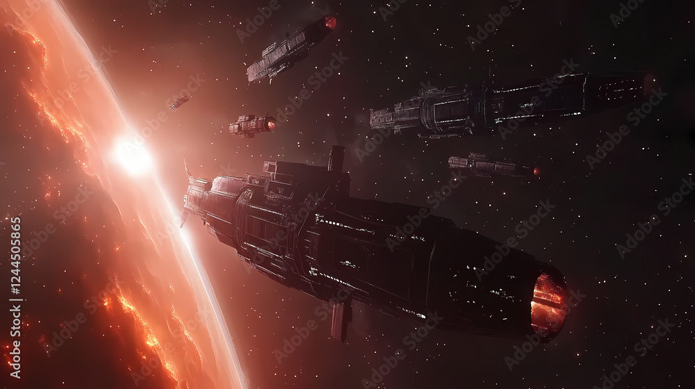 Space scene with stars depicting interdimensional travel and parallel ...