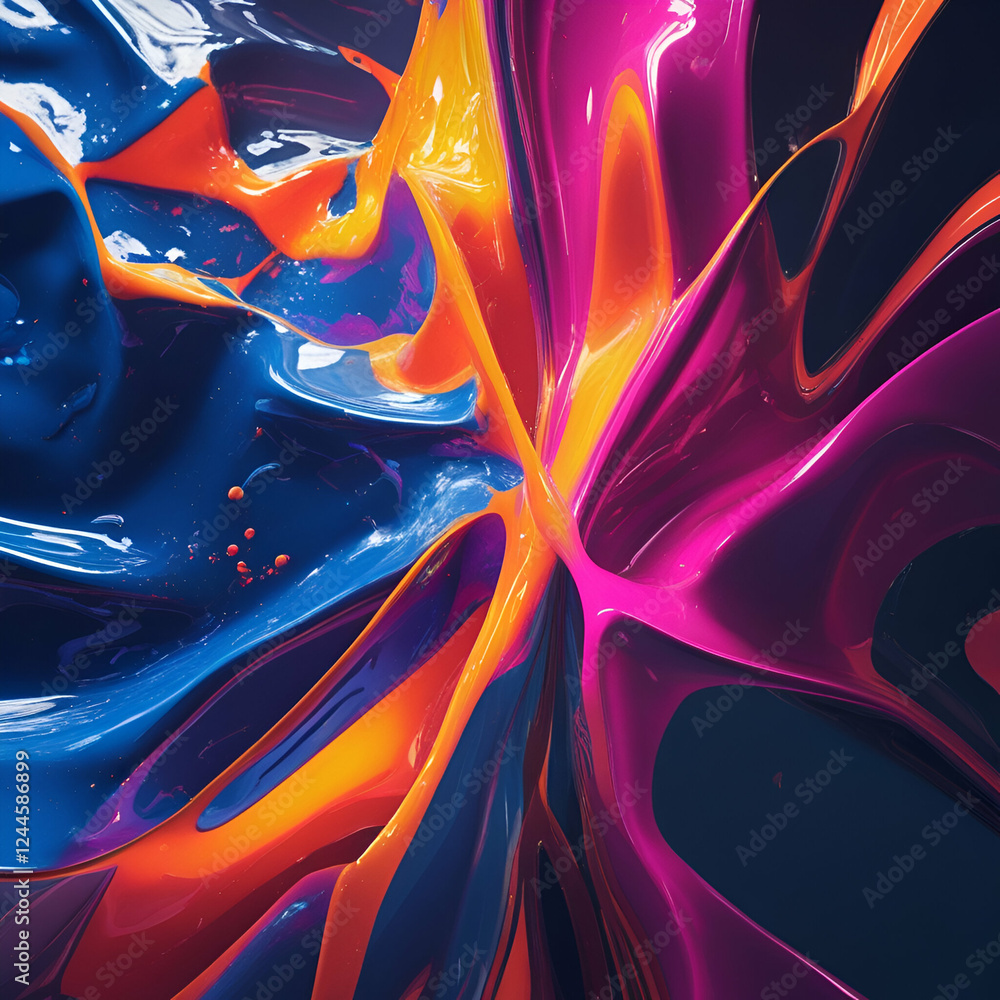 Chromatic Dreams: A Symphony of Abstract Art Ethereal Abstracts A ...