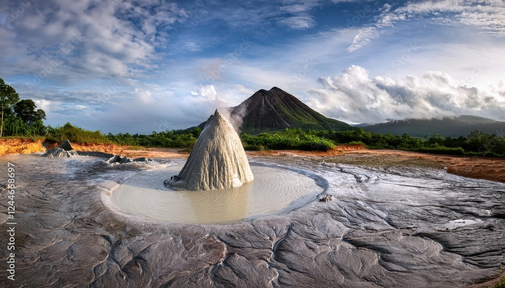 Striking Lipad Mud Volcano Eruption at Tabin Wildlife Reserve in Lahad ...